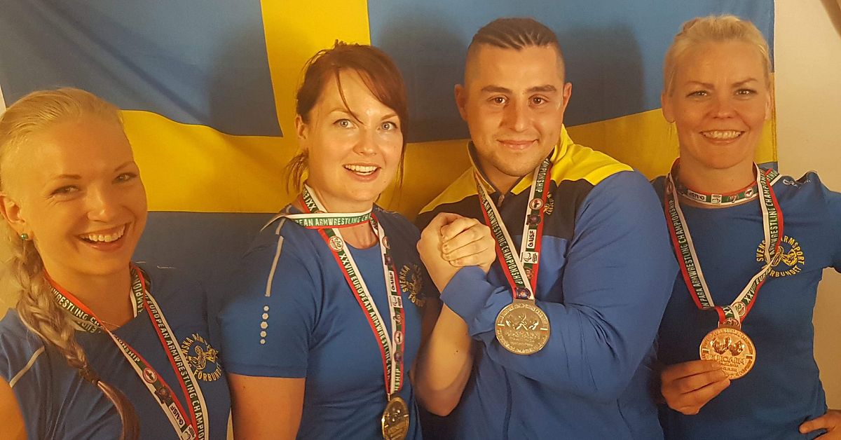 Sport: Dubbla EM-guld för Fia Reisek i armbrytning | SVT Sport