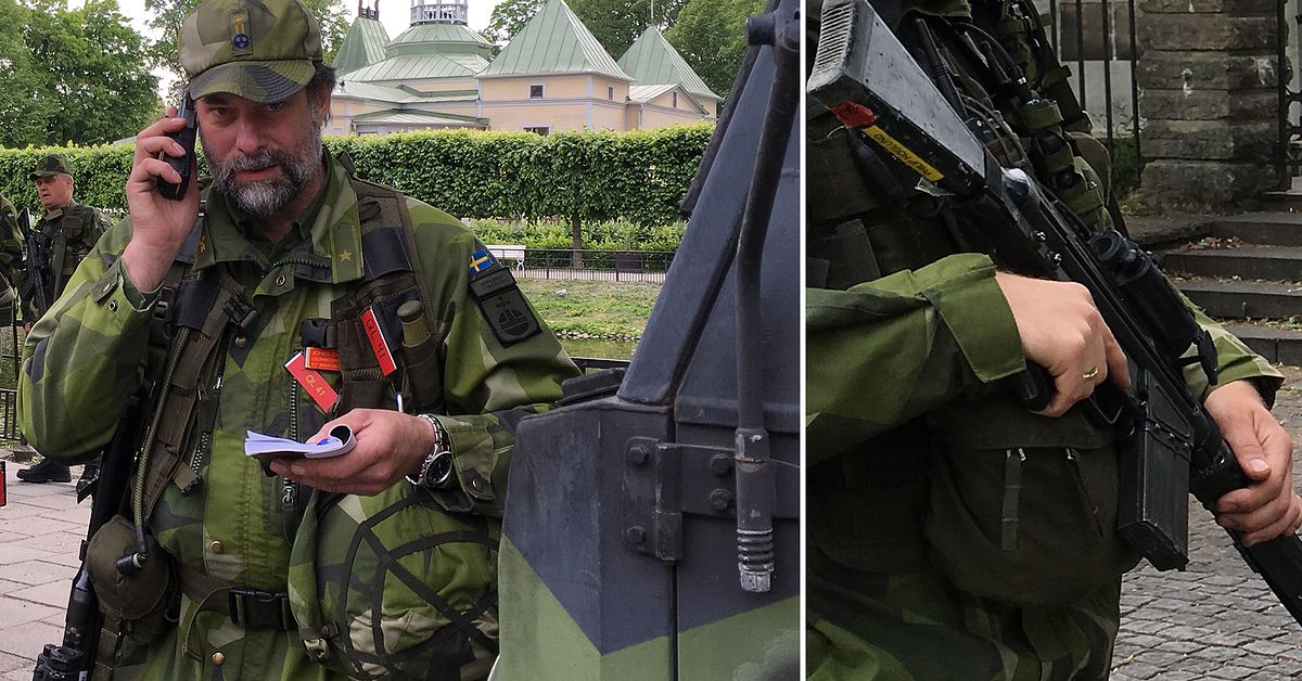 Hemvärnet patrullerar Uppsalas gator | SVT Nyheter