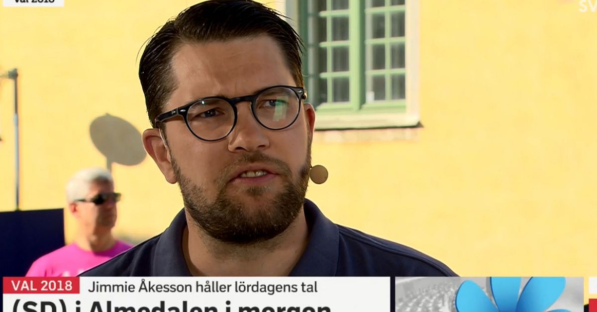 Jimmie Åkesson Sd ”jag Tycker Att Det Har Varit Vår Dag Varje Dag