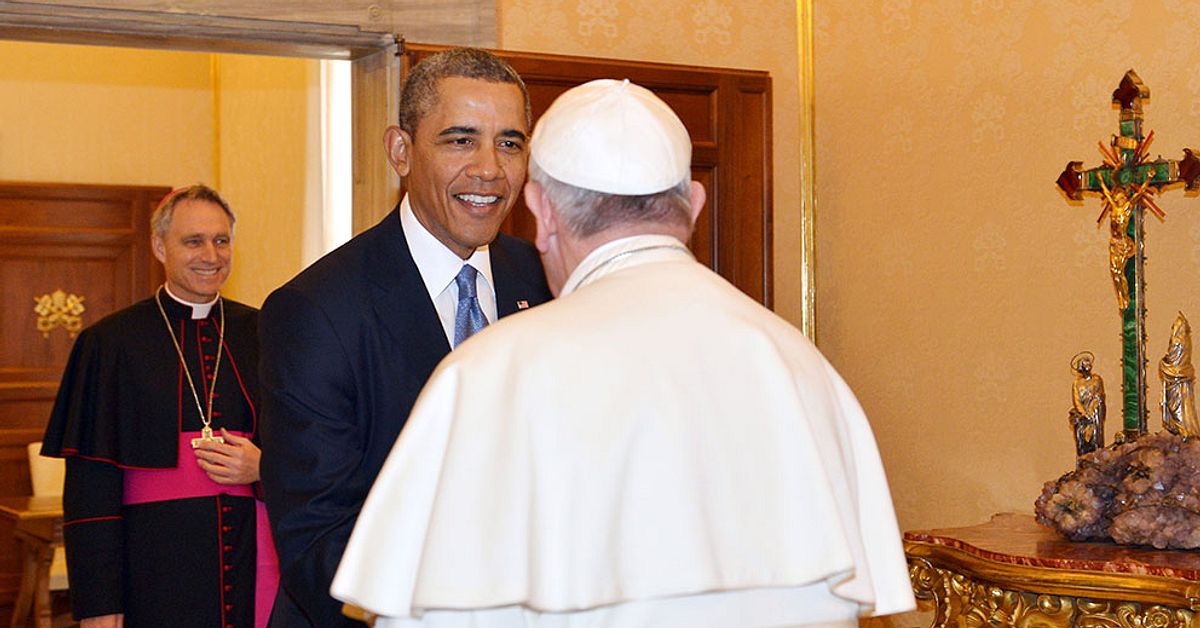 Obama till påven i Rom | SVT Nyheter