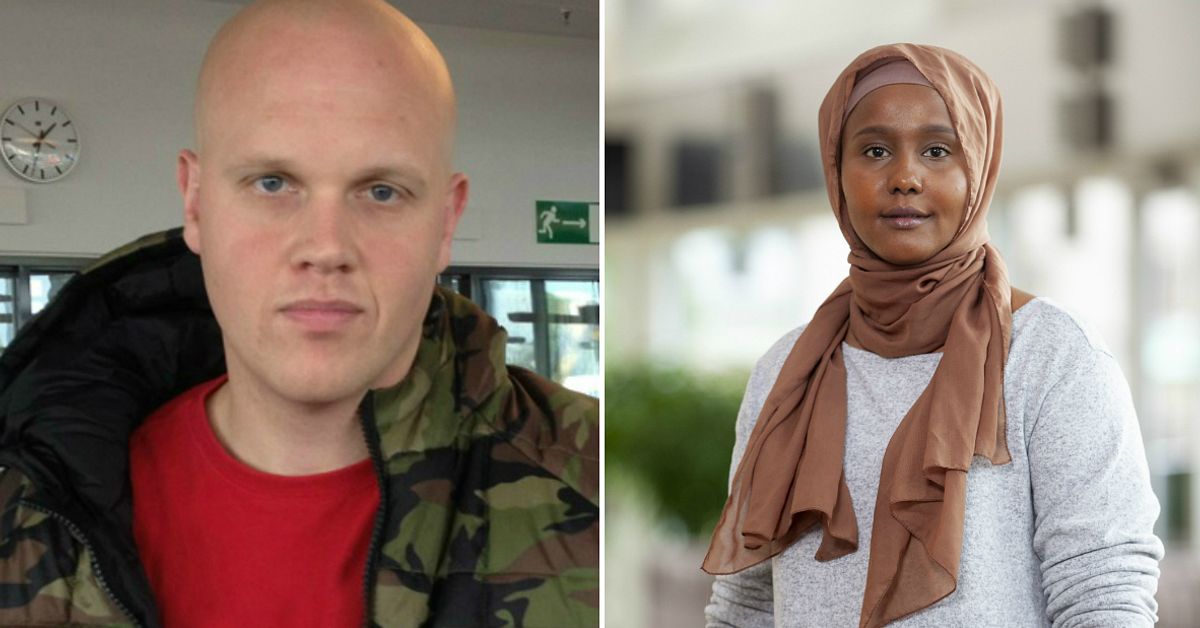 Leila Ali Elmi (MP) delade hatinlägg på Facebook | SVT Nyheter