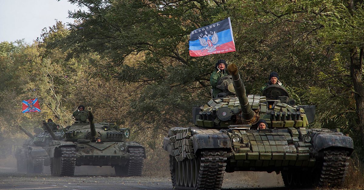 Tre barn dödade av landmina i östra Ukraina | SVT Nyheter