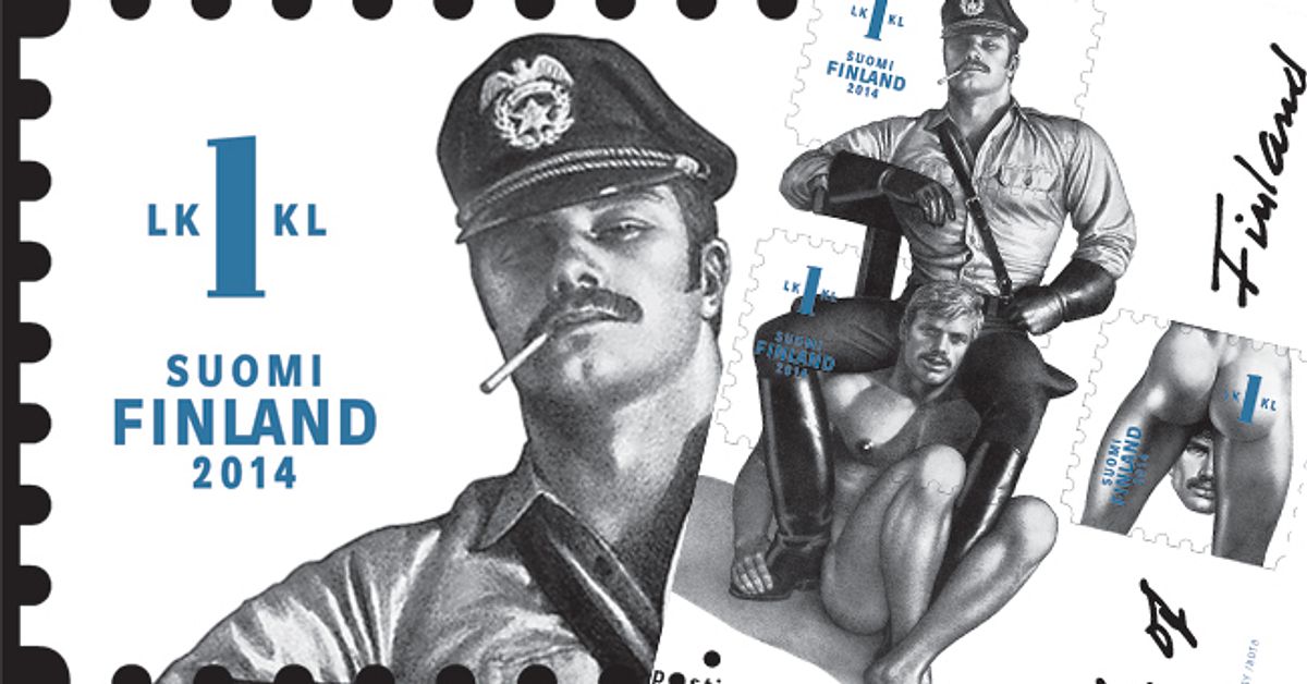 Gayikonen Tom of Finland blir frimärke | SVT Nyheter