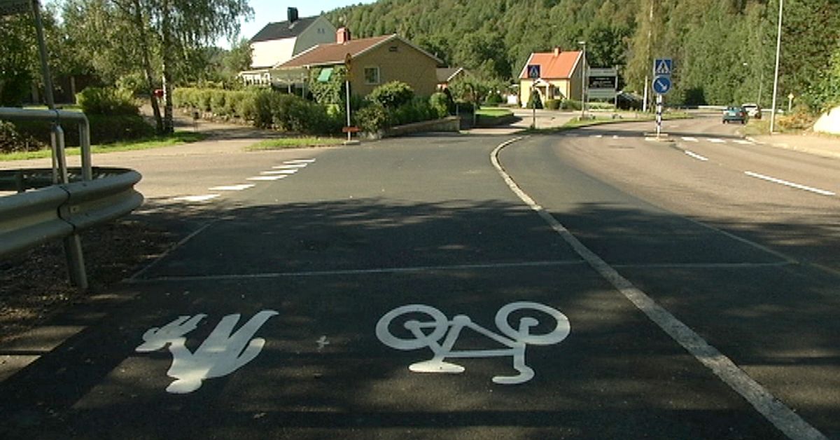 Delar av cykelbanor kan komma att målas i Jönköping | SVT Nyheter