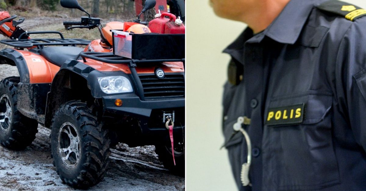 Polis körde efter fyrhjuling i Fagersta – frias från tjänstefel | SVT ...