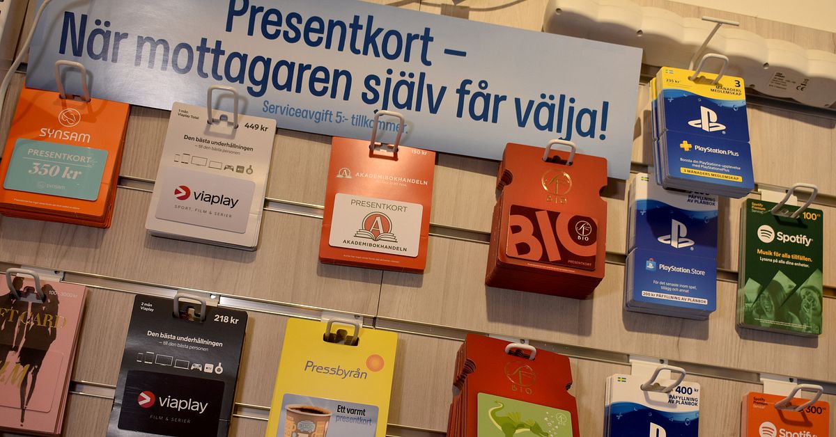 100 vanliga presentkort – så länge gäller de | SVT Nyheter