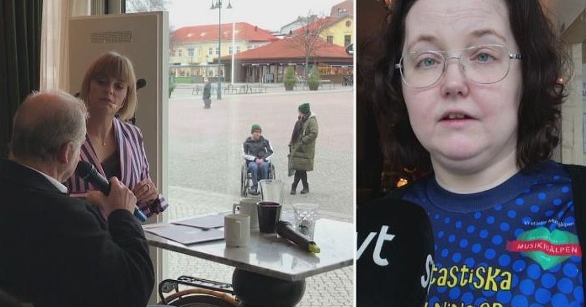 Musikhjälpen igång på torget i Varberg | SVT Nyheter