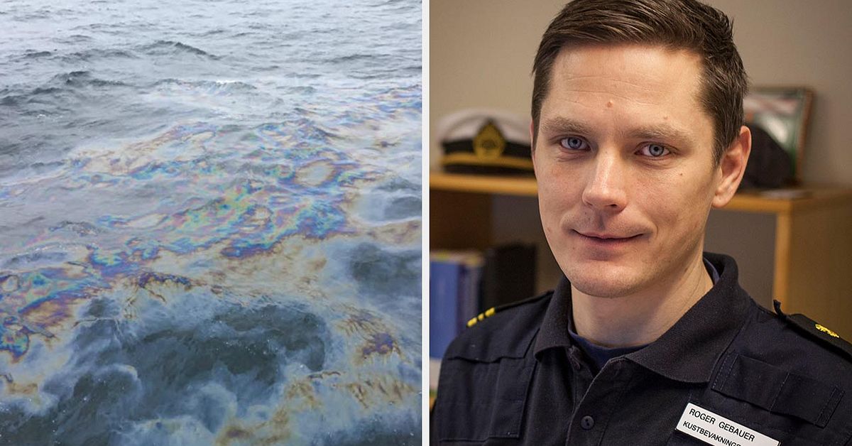 Kustbevakningens uppdrag: ”Lokalisera och stoppa läckan” | SVT Nyheter
