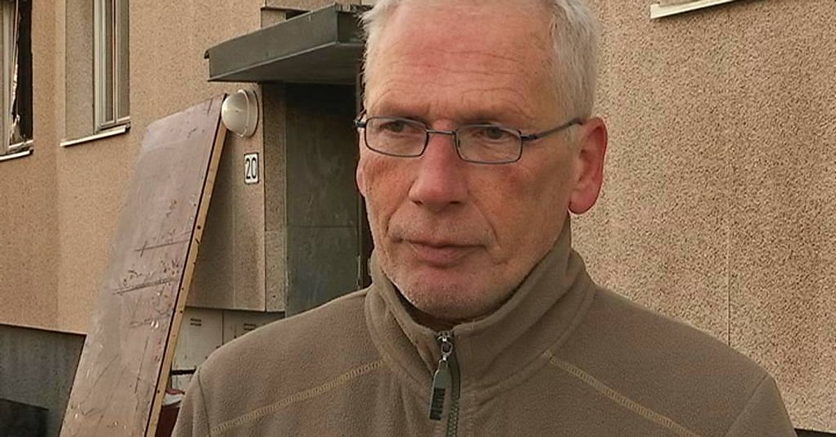 Bert fick fly lågorna mitt i natten | SVT Nyheter