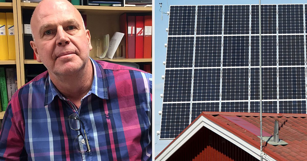 Halverat bidrag blir bakslag för stor solcellspark | SVT Nyheter