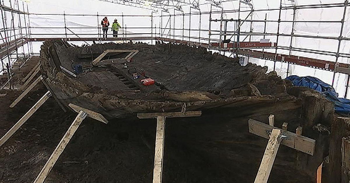 Här ligger 1700-talsfartyget i Kalmar hamn | SVT Nyheter