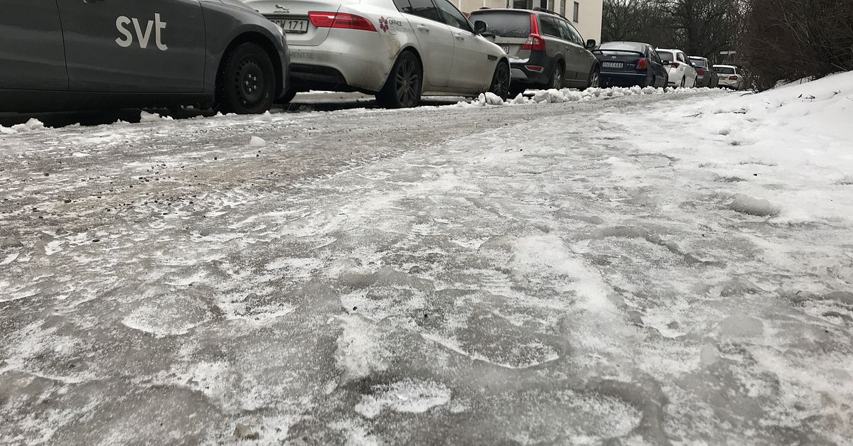 Trafikkontoret: ”Vi blev överraskade att det frös så snabbt” | SVT Nyheter