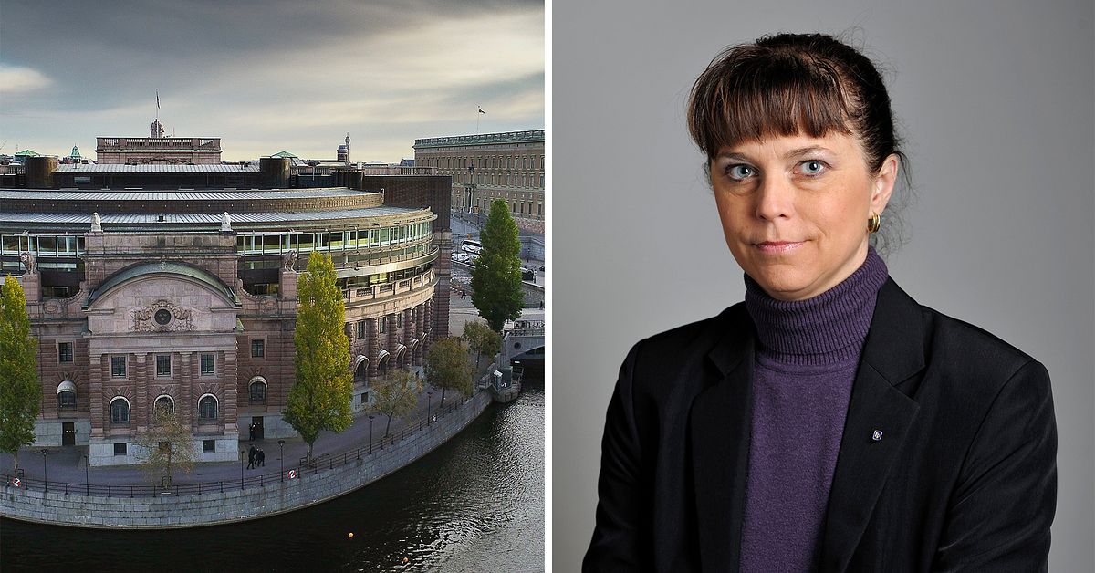 Emma Carlsson Löfdahl (L) tar time out – behåller hela arvodet | SVT ...