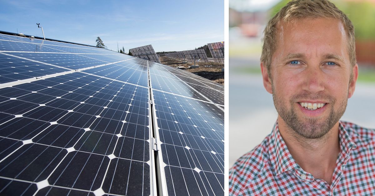 Strängnäs kan få landets största solcellspark | SVT Nyheter
