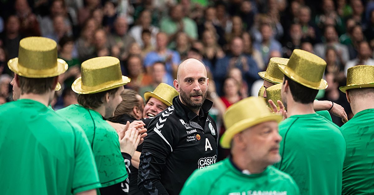 Glädjerus efter HK Varbergs historiska seger | SVT Nyheter