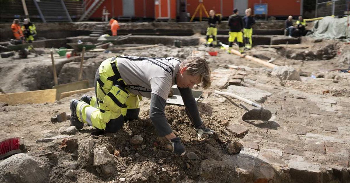 Här grävs det gamla Lund fram | SVT Nyheter