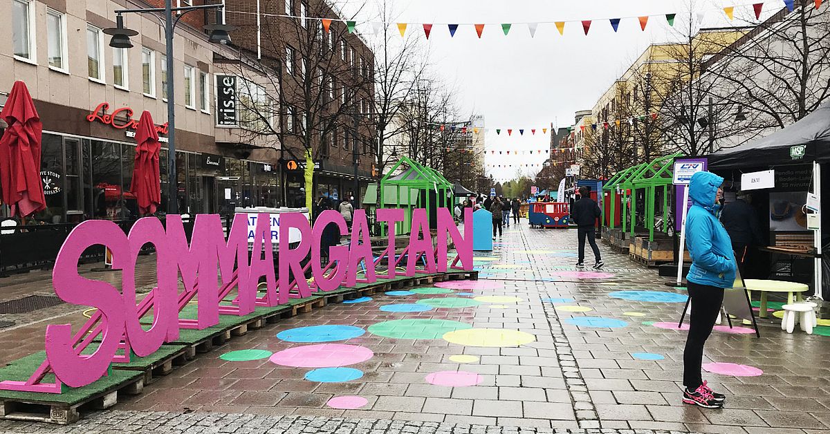 Här invigs nya ”Sommargatan” i Luleå | SVT Nyheter