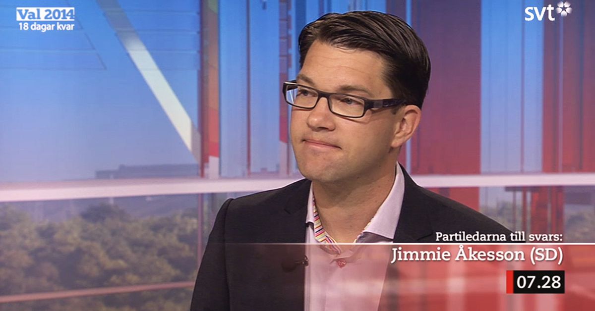 Åkesson: Inga rationella skäl till att inte samarbeta med oss | SVT Nyheter