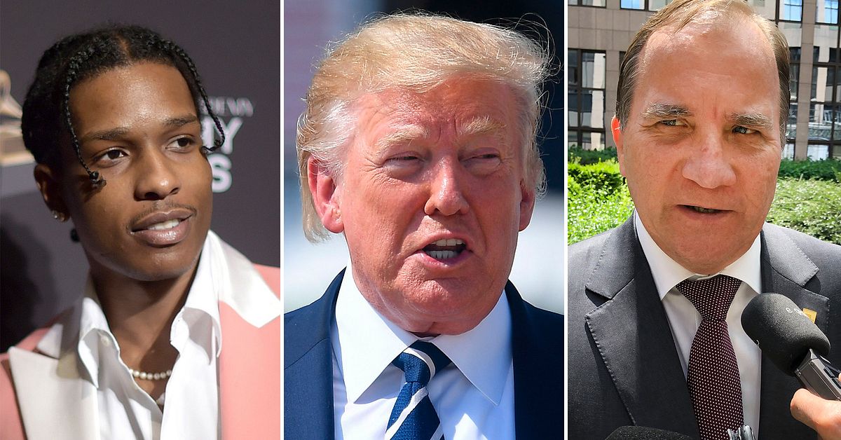 Trump om ASAP Rocky: Kommer ringa begåvade Löfven | SVT Nyheter