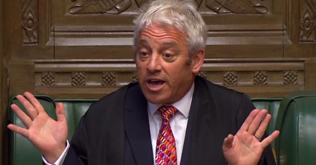 Talmannen avgår i brittiska parlamentet | SVT Nyheter