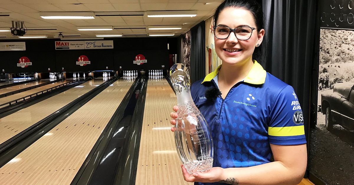 Sandra, 28, vann historisk bowlingtitel – drömmer om OS | SVT Nyheter