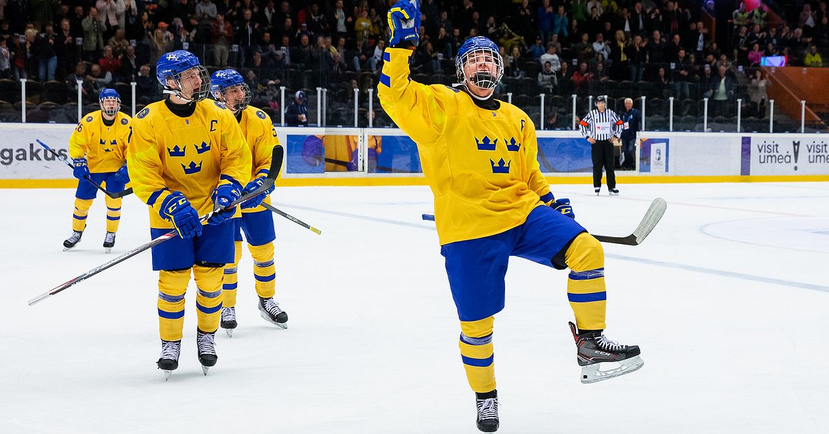 Ishockey: Trots tuffa smällen – Holtz uttagen till JVM | SVT Sport