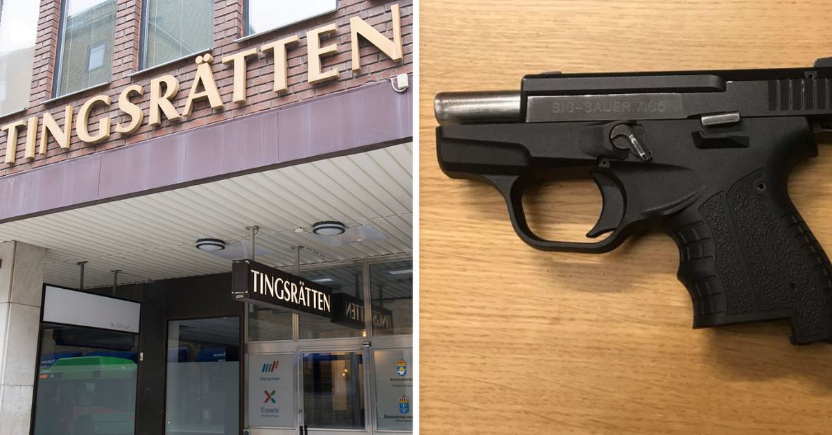 25 åring Döms Till Fängelse För Grovt Vapenbrott Svt Nyheter
