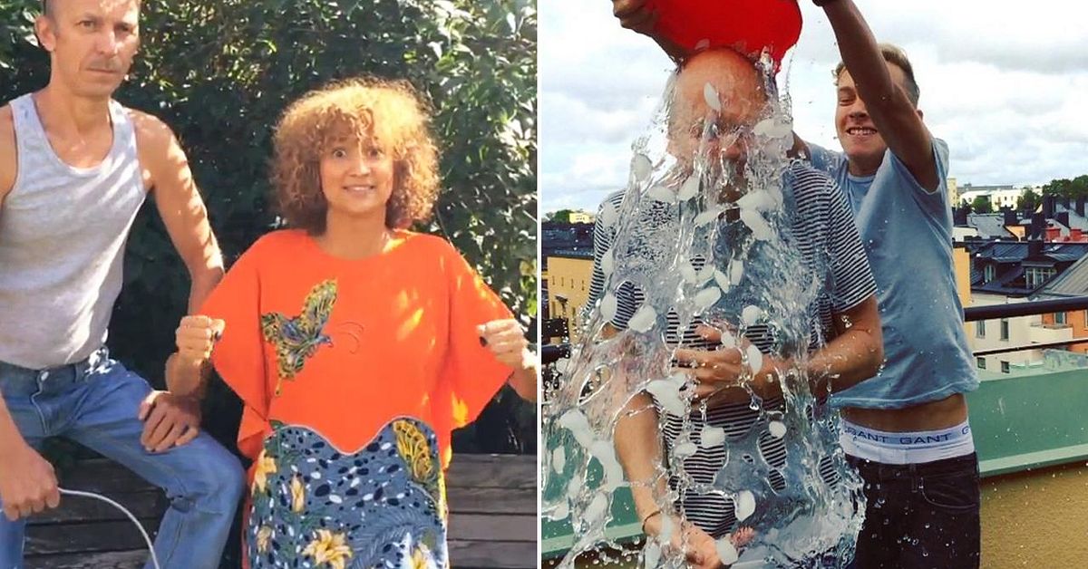 Första Ice Bucket-pengarna delas ut | SVT Nyheter
