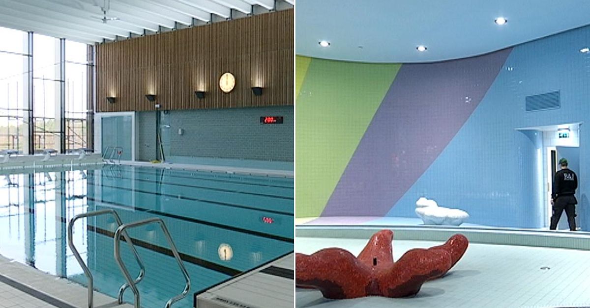 Ny simhall invigs av behövande | SVT Nyheter