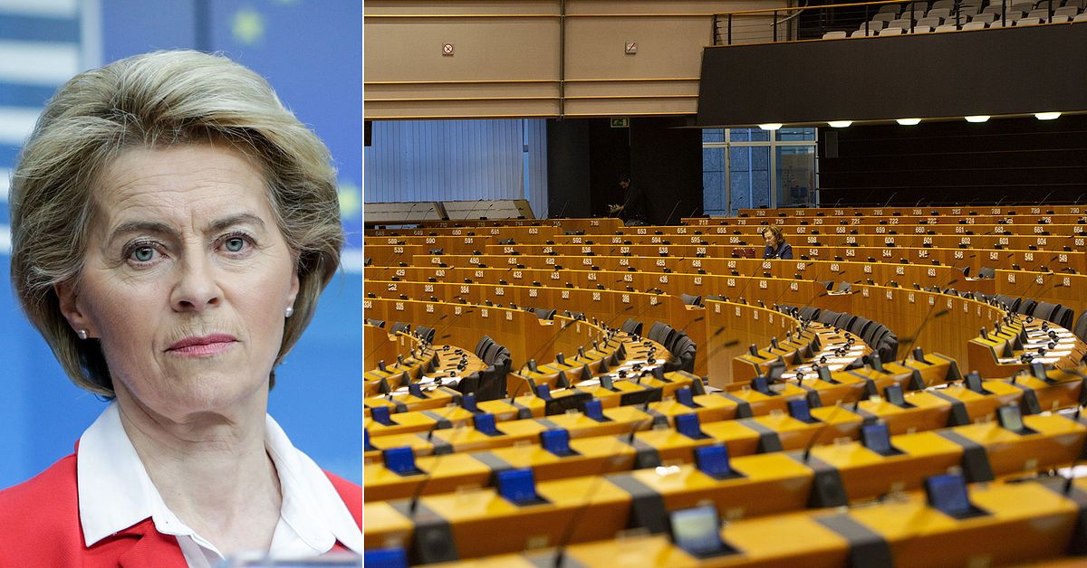 Analys: EU parlamentet kan bli virtuellt | SVT Nyheter