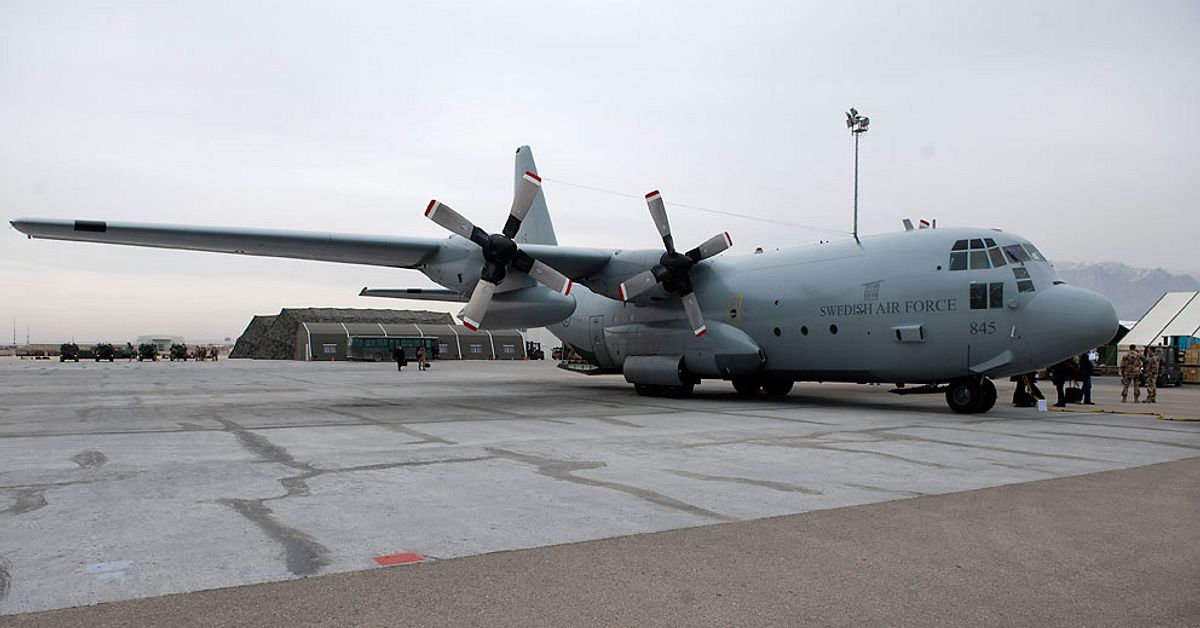 Svenskt Herculesplan nära krasch | SVT Nyheter