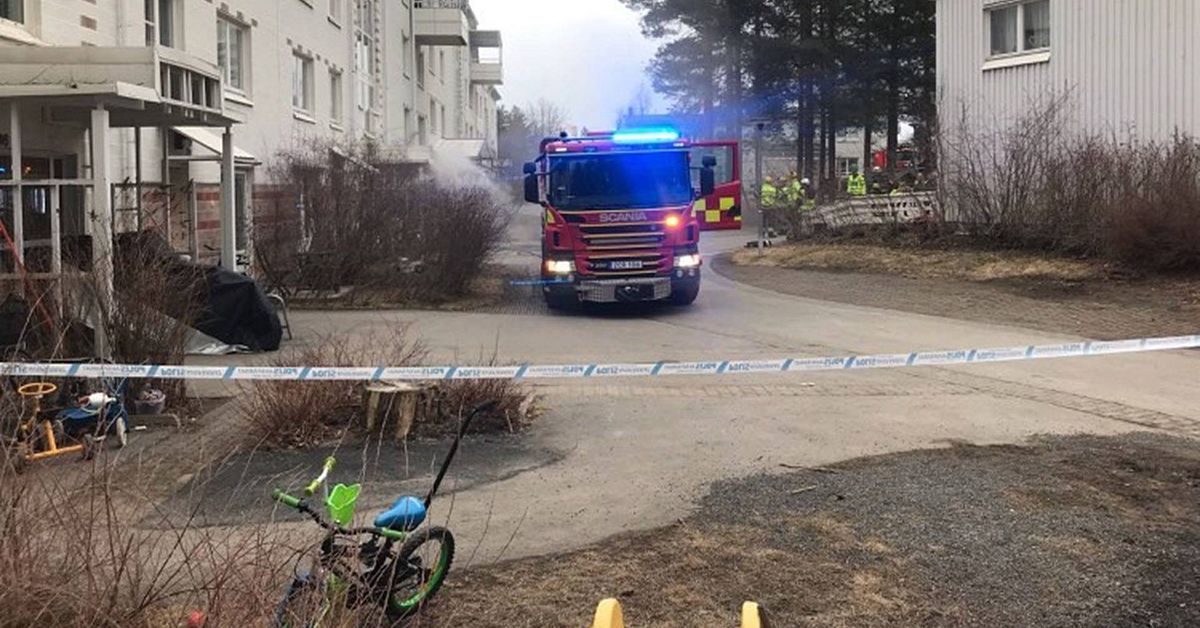 Brand På Sandbacka I Umeå ”kraftig Rökutveckling ” Svt Nyheter