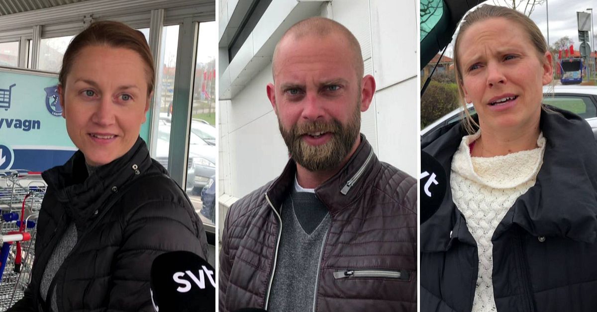 Så tycker några varbergare om plastpåseskatten | SVT Nyheter