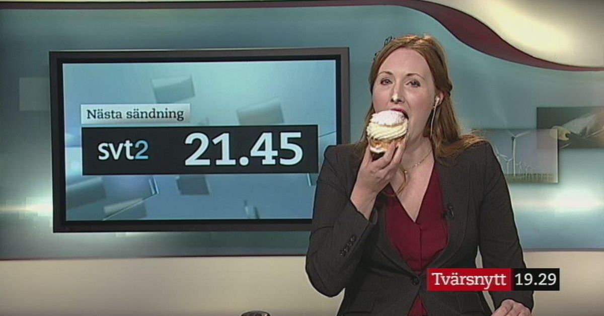 Smaskar semla – i direktsändning | SVT Nyheter