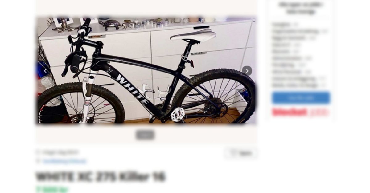 Såg sin stulna cykel på Blocket – stämde träff med säljare och ...