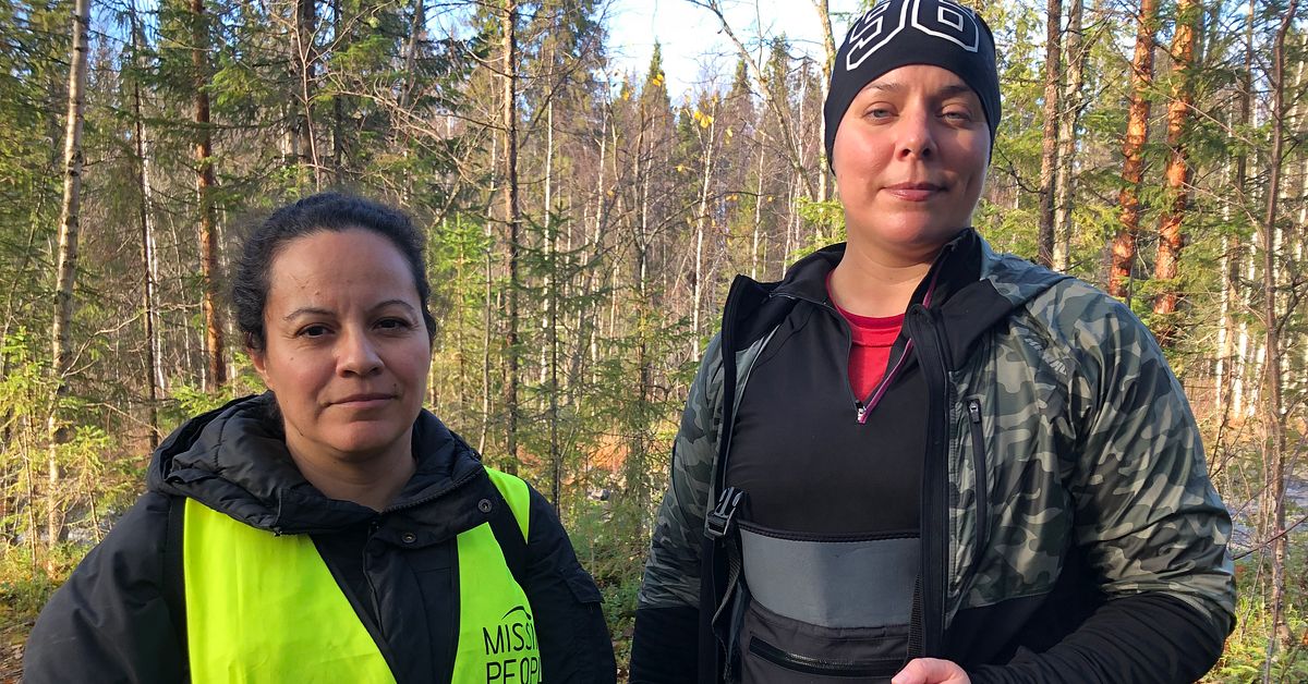 De bilade från Stockholm för att söka efter Mikael | SVT Nyheter