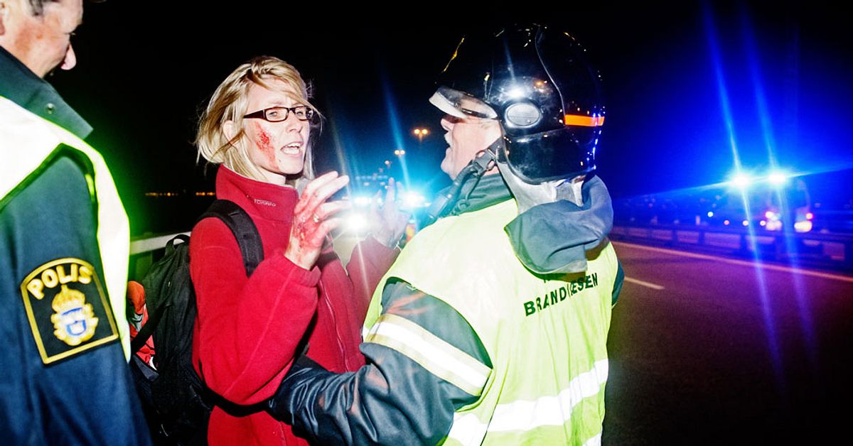 Drama på bron i natt | SVT Nyheter