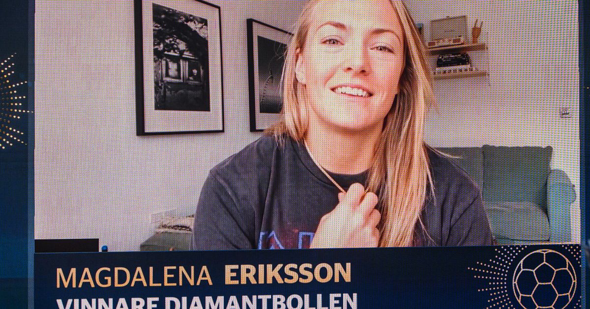 Fotboll: Magdalena Eriksson vinner Diamantbollen 2020 | SVT Sport