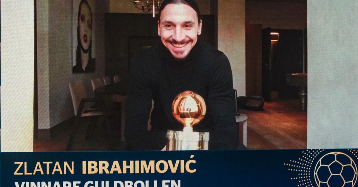 Fotboll: Zlatan Ibrahimović vinner Guldbollen 2020 | SVT Sport