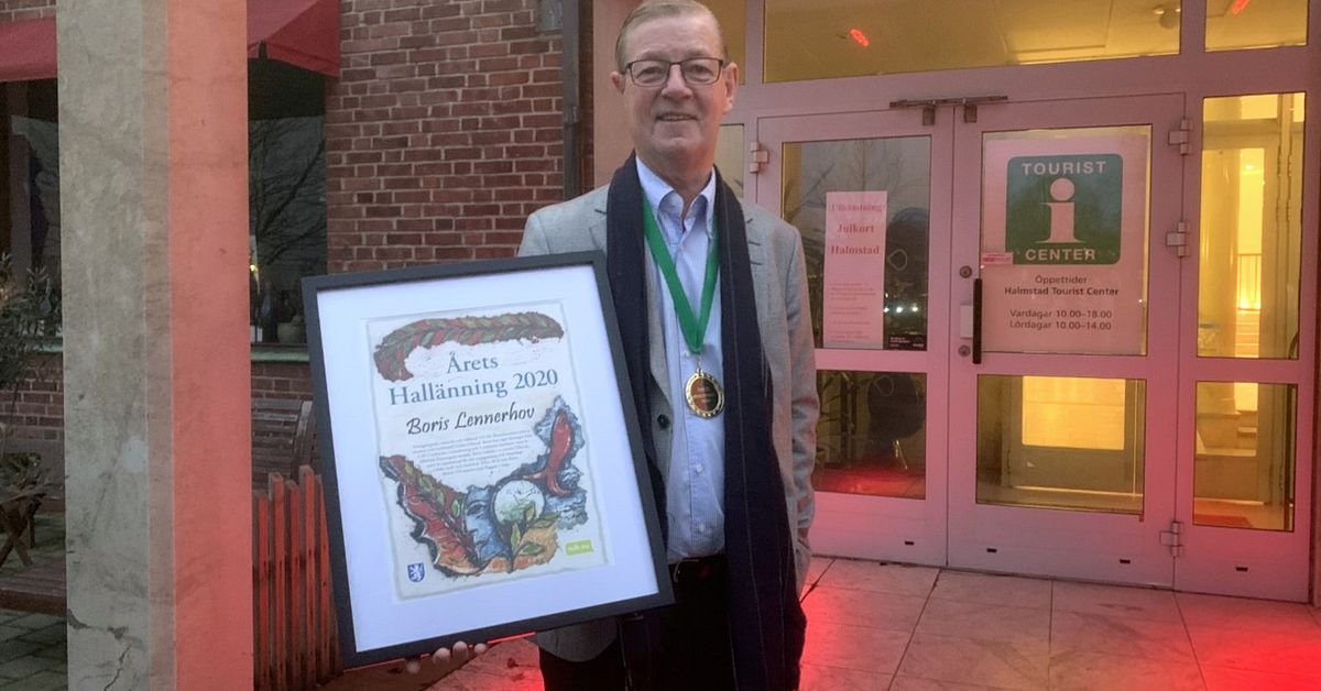 Ullaredsprofilen Boris Lennerhov blir Årets hallänning 2020 | SVT Nyheter
