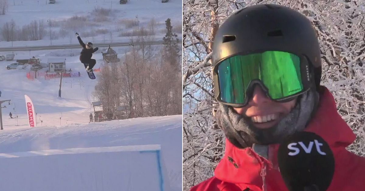 Snowboardåkarna intog Hemavan under Swedish snowboard series | SVT Nyheter