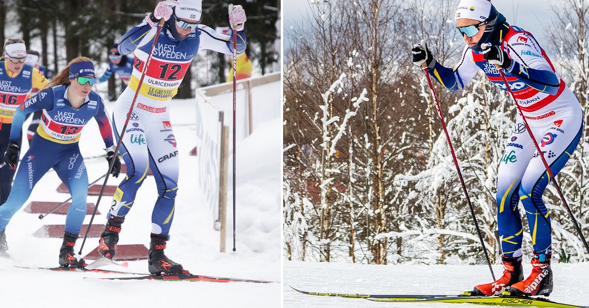 Vintersport: Svensk semfinalsuccé i sprintstafetten: Dubbla segrar | SVT Sport
