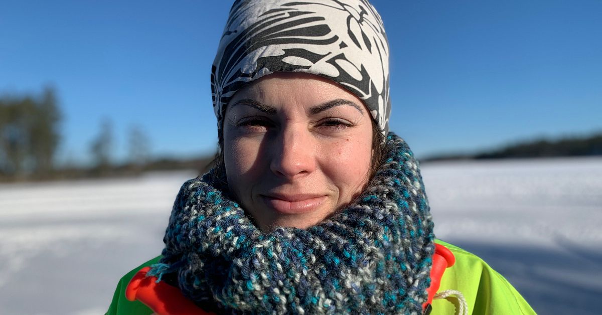 Alexandra kör på isen: ”Väldigt mycket säkerhet kring det” | SVT Nyheter