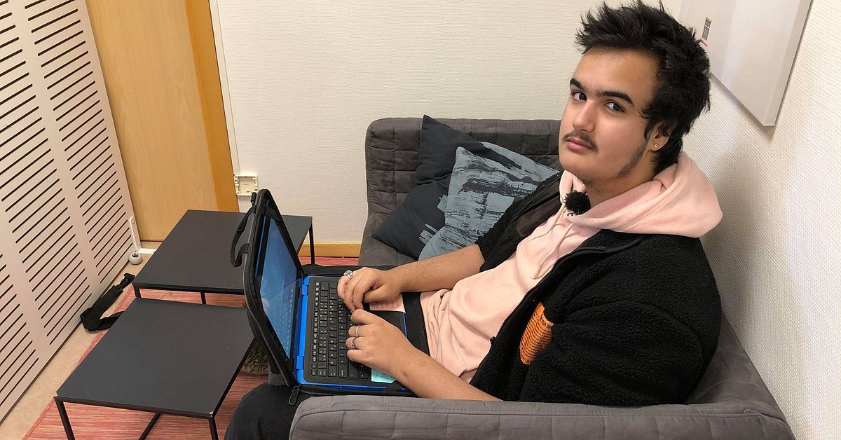 Tim Scheja, 16: ”Många halkar efter och hinner inte ikapp” | SVT Nyheter