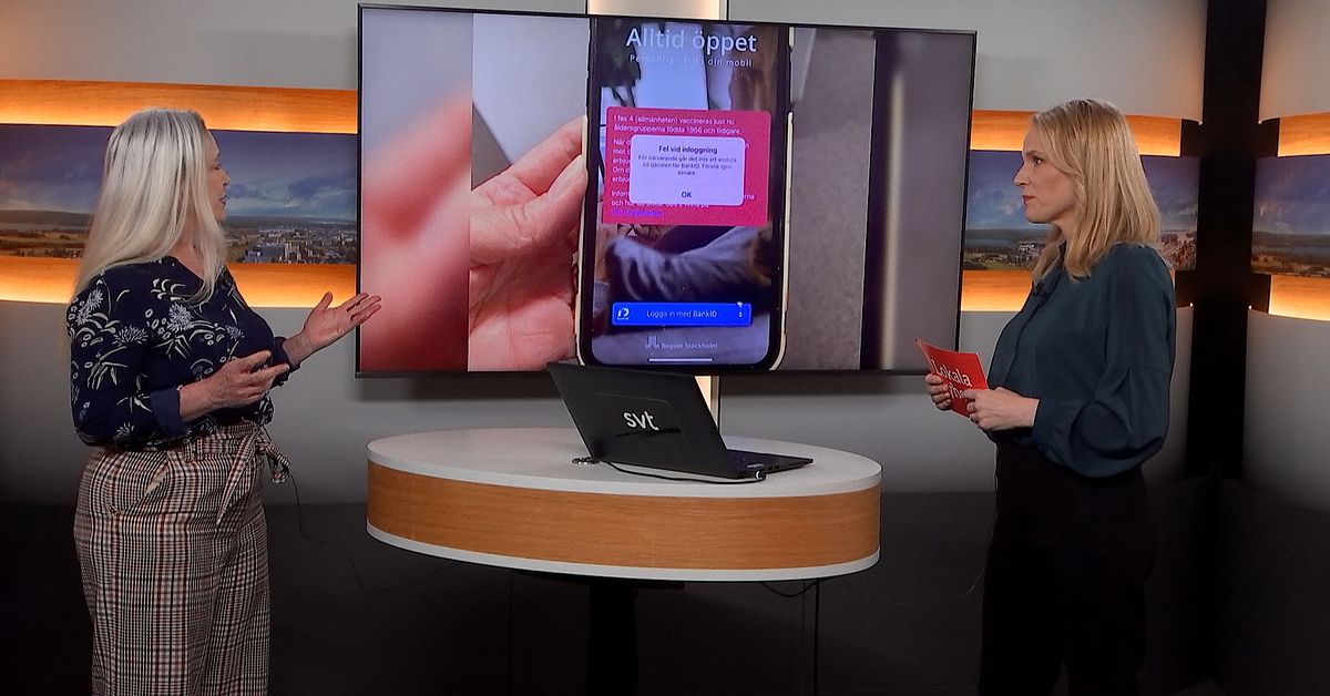 SVT:s reporter: ”Tiotusentals som försökte första minuten” | SVT Nyheter