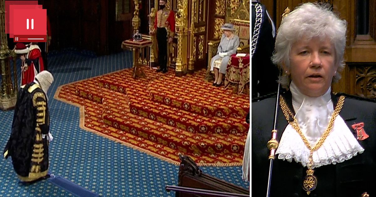 Bild för bild: Se de underliga traditionerna när brittiska parlamentet ...