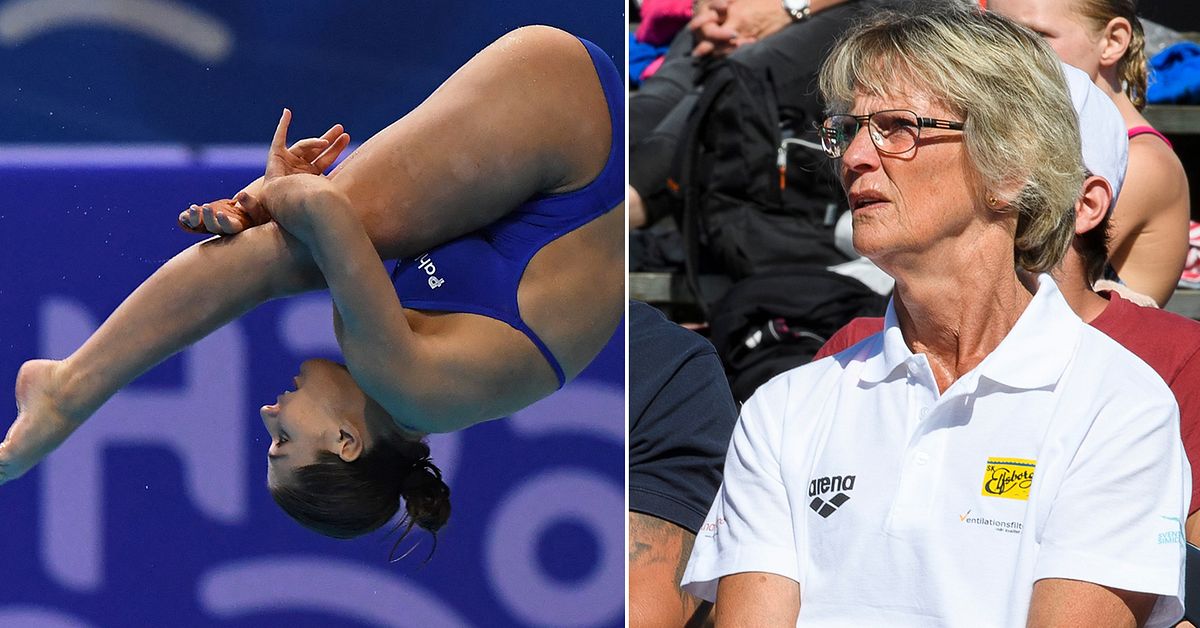 Simhopp: Talangen hyllas av Knape Lindberg: ”Så himla kul” | SVT Sport