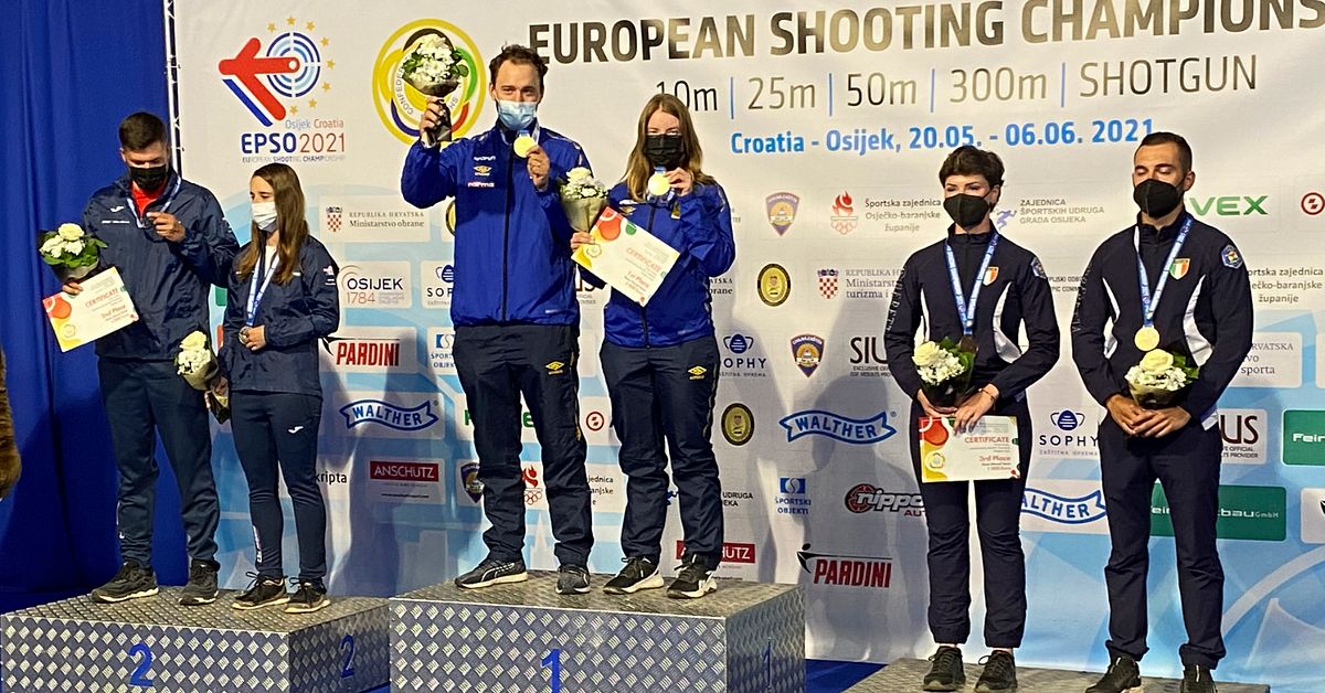Skytte: Svenskt EM-guld i skeet | SVT Sport