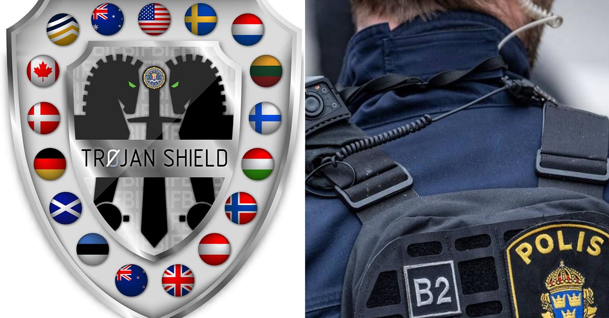 Två släppta efter jättetillslaget i operation Trojan Shield | SVT Nyheter