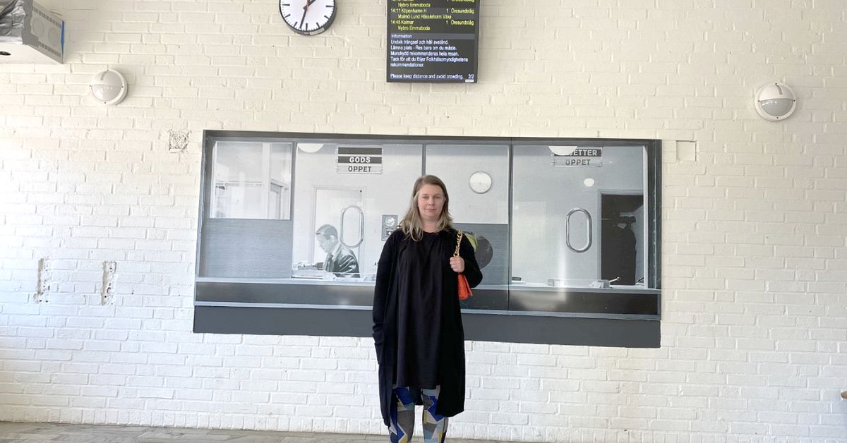 Konstprojekt piggar upp Lessebo station – genom återgång till 50-talet ...